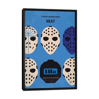 iCanvas "Heat Minimal Movie Poster" by Chungkong Framed Canvas Print - Bed Bath & Beyond - 36650500